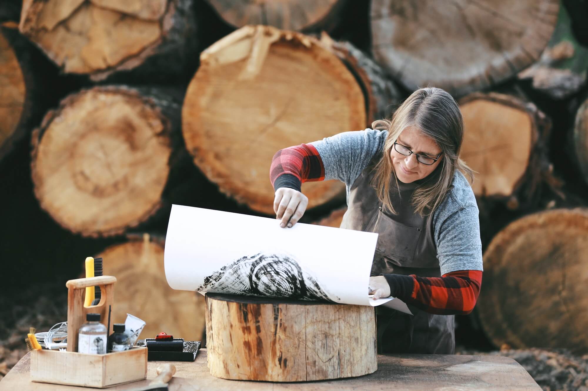 Ink Wood and Fire – Hume Cabin